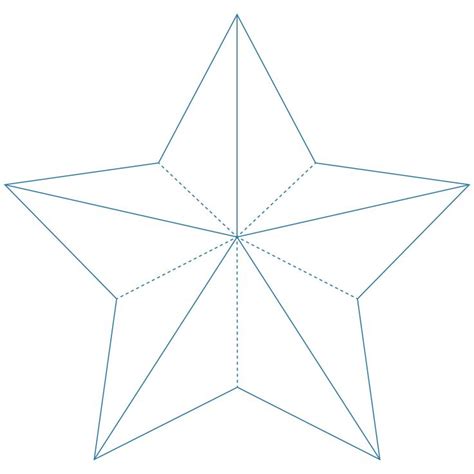 Printable 5 Point Star Pattern Pattern And Stencils
