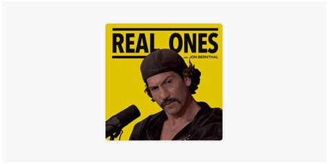 ‎real Ones With Jon Bernthal On Apple Podcasts