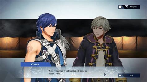 Fire Emblem Warriors Chrom And Robin M F Support Conversation Youtube