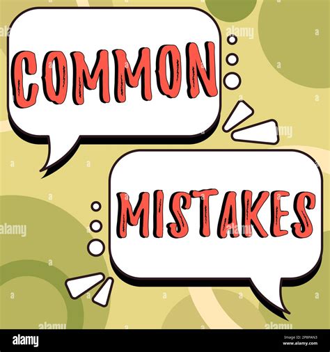 Writing Displaying Text Common Mistakes Concept Meaning Actions That