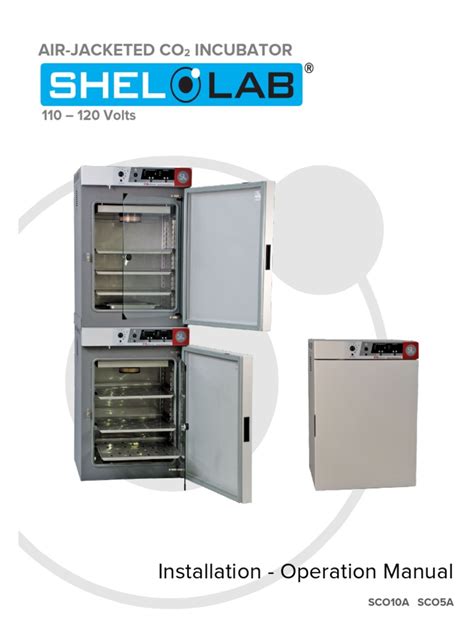 Shell Lab Jacketed Incubator Pdf Carbon Dioxide Thermometer