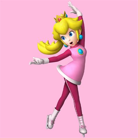 Mario And Sonic At The Olympic Winter Games Peach By Dergamer0 On