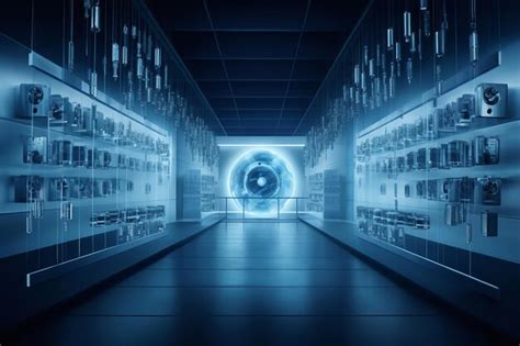 Premium Photo A Hightech Security System With Biometric Access