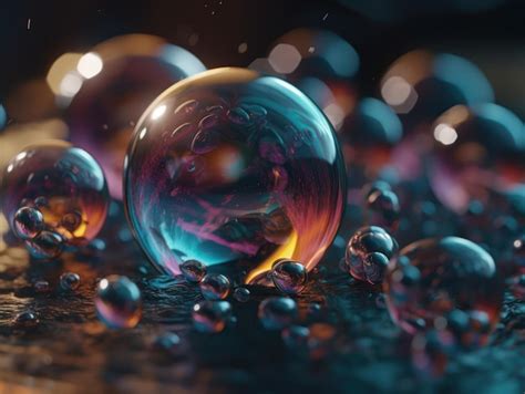 Premium Ai Image Shaotic Colorful Shapes Futuristic Background Design With Vibrant Colors