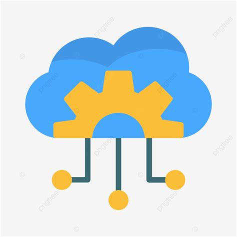 클라우드 컴퓨팅 플랫 아이콘 벡터 구름 클라우드 스토리지 컴퓨팅 Png 일러스트 및 벡터 에 대한 무료 다운로드 Pngtree