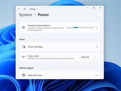 Windows11电源设置在哪里改？如何调整电源计划？ 4425教程网