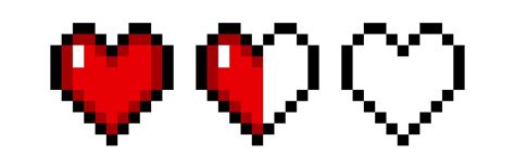 Zelda Heart Container Pixel