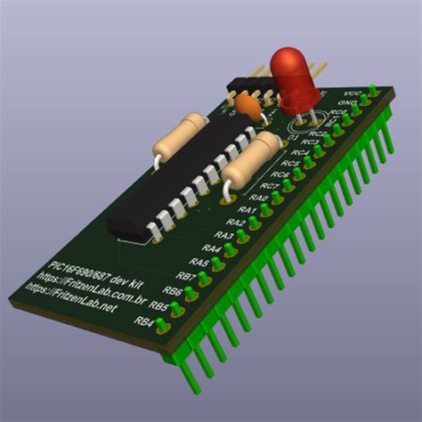 pic16f690 dev board