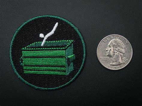 Dumpster Diving Skill Badge Iron On Patch Id 510 Adafruit