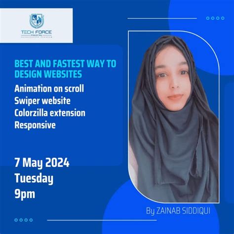 Tech Force Pakistan On Linkedin Techforcepakistan Webdevelopment Zainabsiddiqui Trending