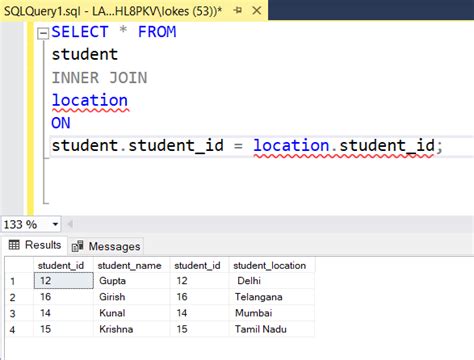 Difference Between INNER JOIN And OUTER JOIN GeeksforGeeks