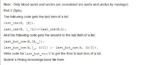 Solved Part I 20pts Write Predicates Male1 Female1