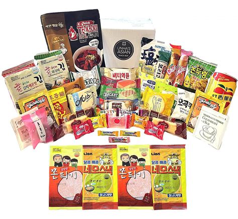 Asian Snack Box Variety Pack 40 Count Sampler T Bundle With Japanese Korean Candy Chips