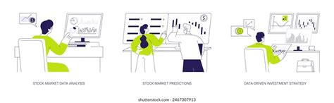 Ai Powered Data Analysis Abstract Concept Vector Stock Vector Royalty Free 2411028669