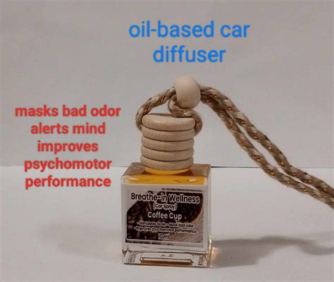 Hanging Oil Based Car Diffuser Coffee Cup 10ml Premium Quality