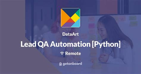 Lead Qa Automation Python At Dataart Remote Work From Home Get