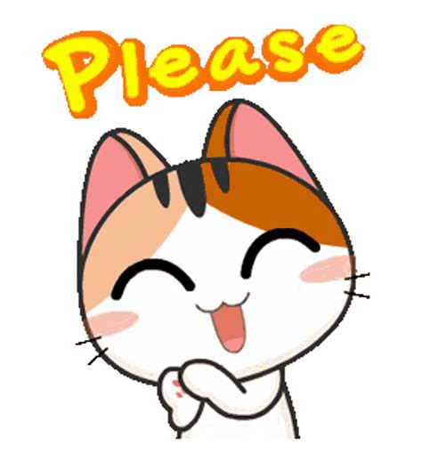 Please Clipart Cute