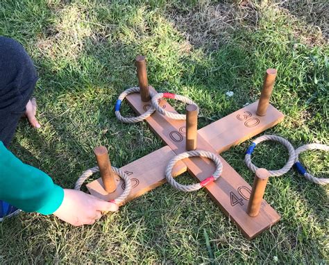 6 Rope Ring Toss Throwing Rings Throwing Game Rings Rings Etsy