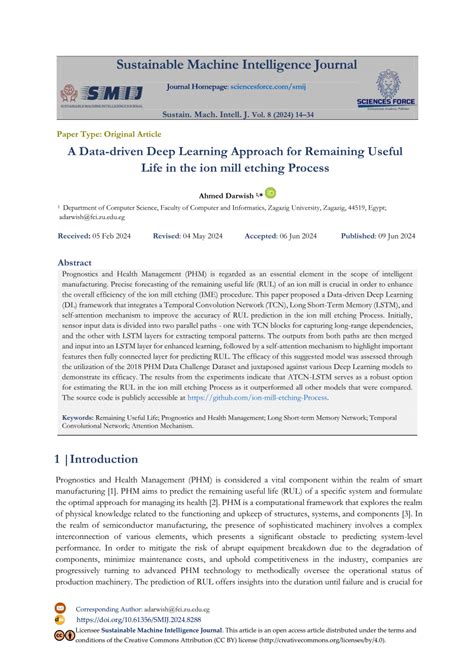 Pdf A Data Driven Deep Learning Approach For Remaining Useful Life In