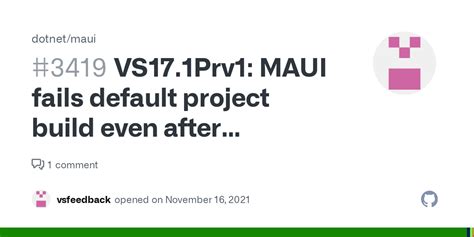 vs17 1prv1 maui fails default project build even after updating manually via maui check