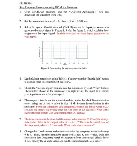 Solve The Lab Using Matlab And Simulink Procedure Chegg
