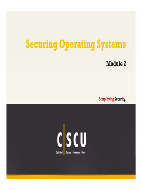 Cscu Module 02 Securing Operating Systems Part 1 Pdf Malware