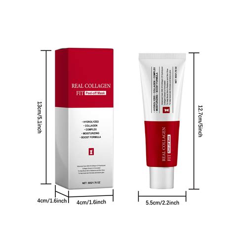 Real Collagen Fit Collagen Peel Off Wrapping Mask Hydrating For Glow