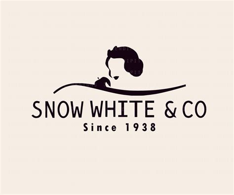 Snow White And Co Svgsnow White Logo Etsy