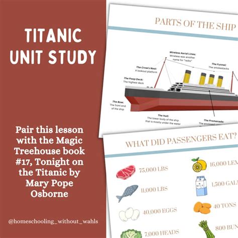 Titanic Lesson And Activities For Grades 1st And 2nd Tpt