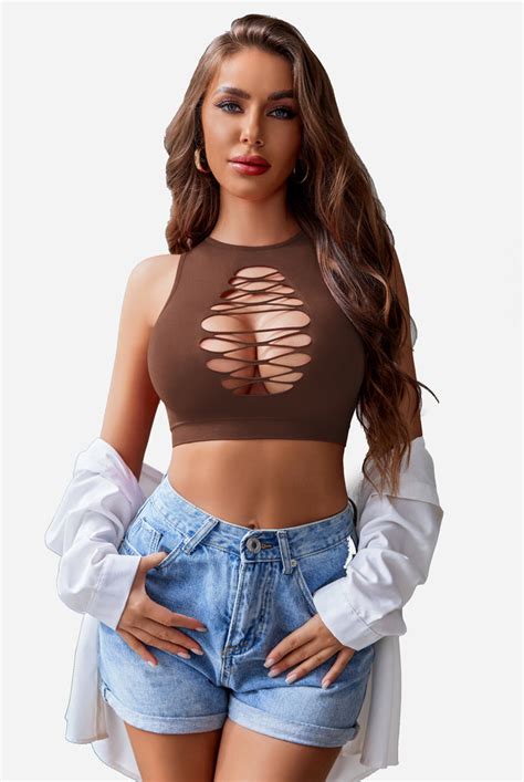 Confidently Sexy Crop Tops Mesh And Sheer Styles Avidlove