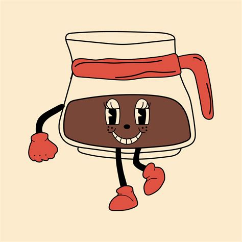Coffee Pot Cartoon
