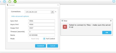 Trex Connection Failing Between Cmland Trex Stateless Gui V2 61 Cisco Community