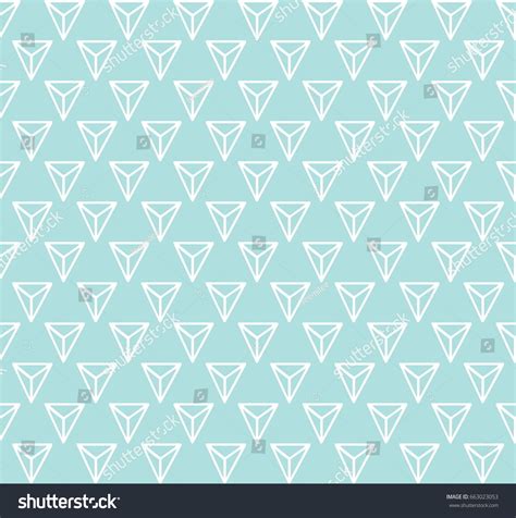 Repeated White Triangular Pyramid Pattern Blue Stock Illustration 663023053 Shutterstock