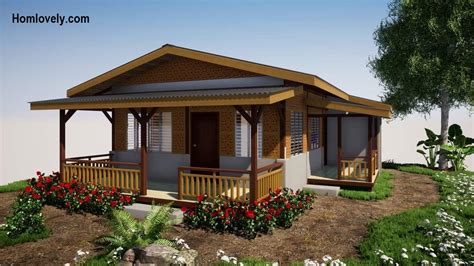 45 Sqm 2 Bedrooms Half Concrete Half Amakan Bahay Kubo Design