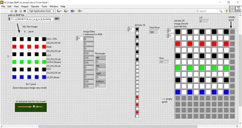 Lv Bmp Image To 2d Color Array Test Engineers Resource