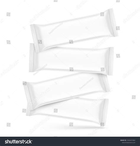 Set Hight Realistic Flow Packaging Mockups Stock Vector Royalty Free 1926431864 Shutterstock
