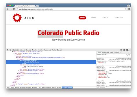 How To Determine Which Css Is Styling An Element Aten Design Group