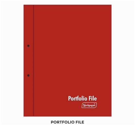 Red PVC Portfolio File Folder For Office At 500 In New Delhi ID 2852702705848