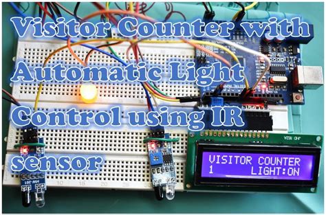 Visitor Counter With Automatic Light Control Using IR Sensor DOFBOT