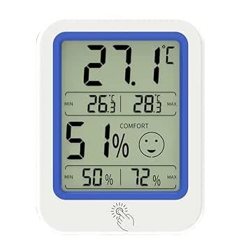 Amazon WWZMDiB Electronic Temperature And Humidity Meter High Accuracy High And Low Value