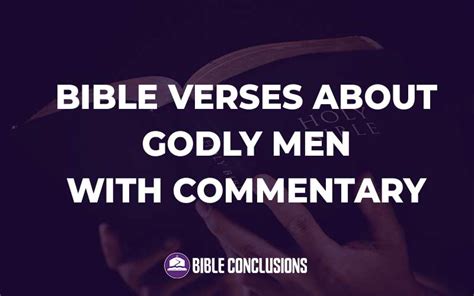 20 Powerful Bible Verses About Godly Men