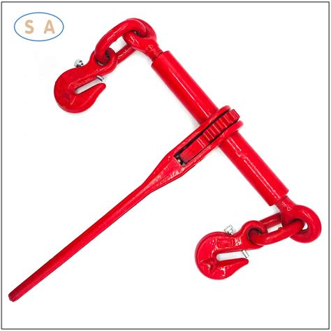 Oem Forged Carbon Steel Ratchet Type Load Binder Of Chain Fastener