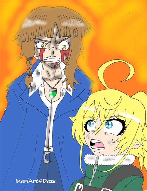 Youjo Senki Tanya Vs Mary Fanart By Spark Fire On Deviantart