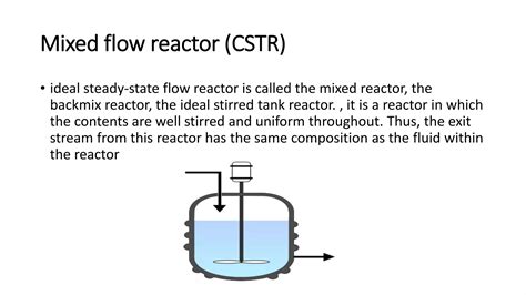 Difference Between Batch Mixed Flow And Plug Flow Reactor Pptx