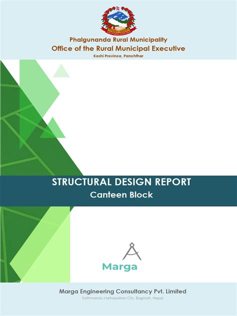 Structural Report Canteen Pdf Structural Analysis Strength Of Materials