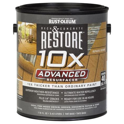 Rust Oleum Restore Tintable Resurfacer Actual Net Contents Oz At Lowes Com