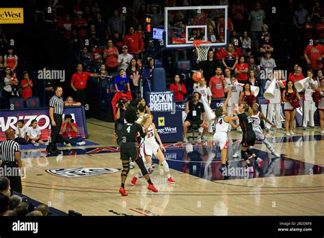 Arizona Vs Stanford Girls University Basketball Game At The Uofa Mckale