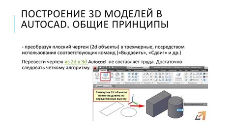 Построение 3d моделей в Autocad Общие принципы презентация онлайн