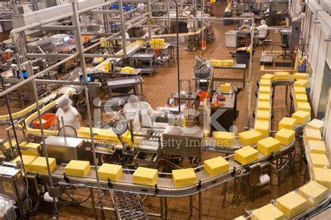 식품 공장 포장 치즈 스톡 사진 Freeimages