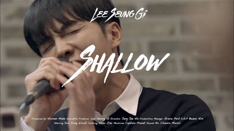 4k 이승기leeseunggi Shallow Table Concert Youtube